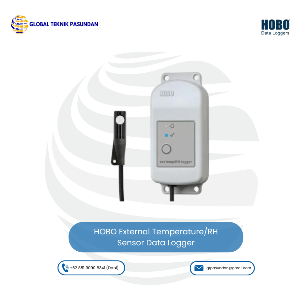 HOBO External Temperature/RH Sensor Data Logger – Global Teknik Pasundan